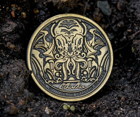 The Myth of Cthulhu Collectible Metal Coins – Vermilion Collection