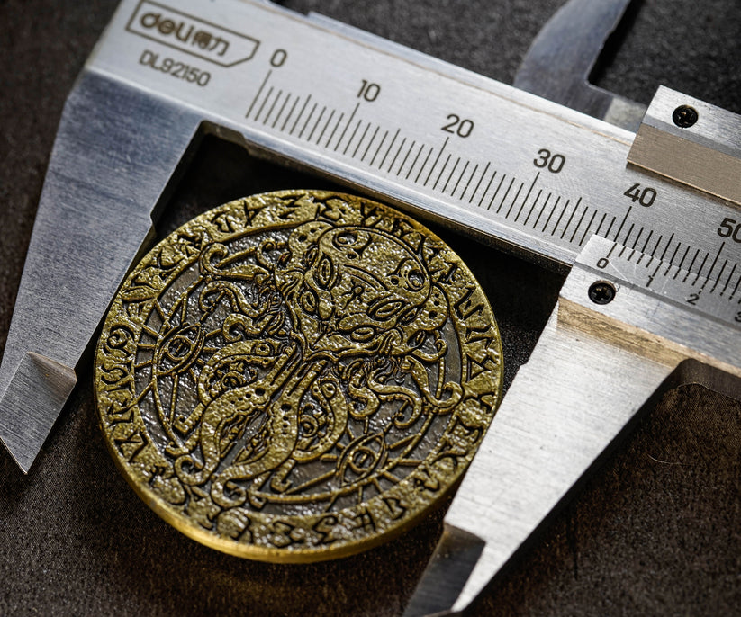 Four Elements Cthulhu Mythos Metal Coins – Vermilion Collection