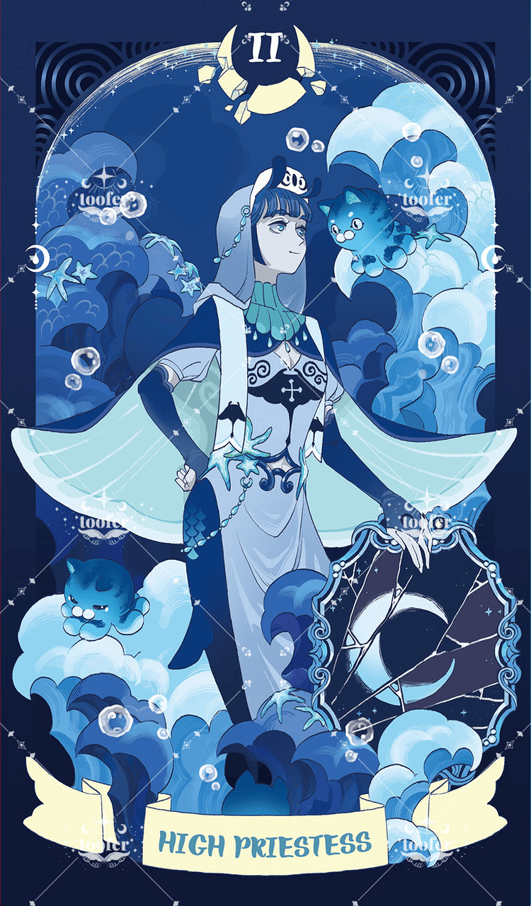 02. The High Priestess – Vermilion Collection