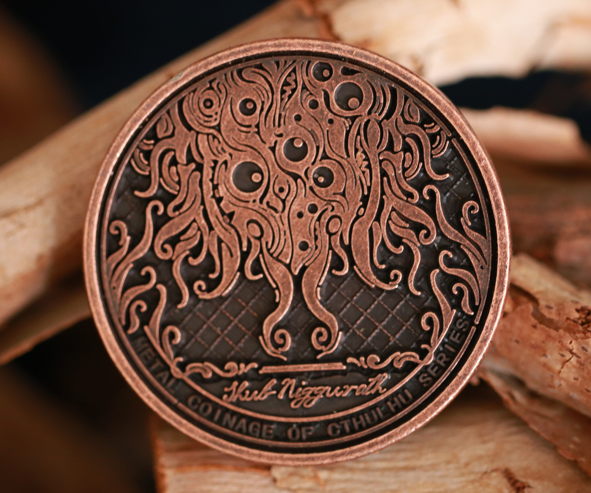 The Myth of Cthulhu Collectible Metal Coins – Vermilion Collection