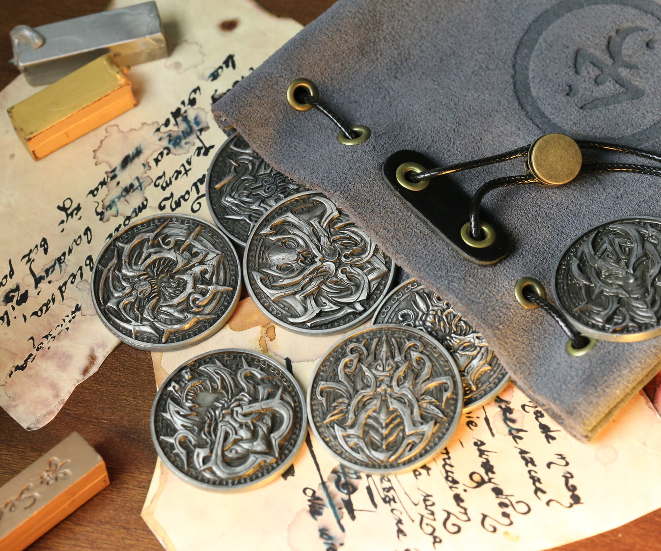 Seven Deadly Sins Collectible Metal Coins – Vermilion Collection