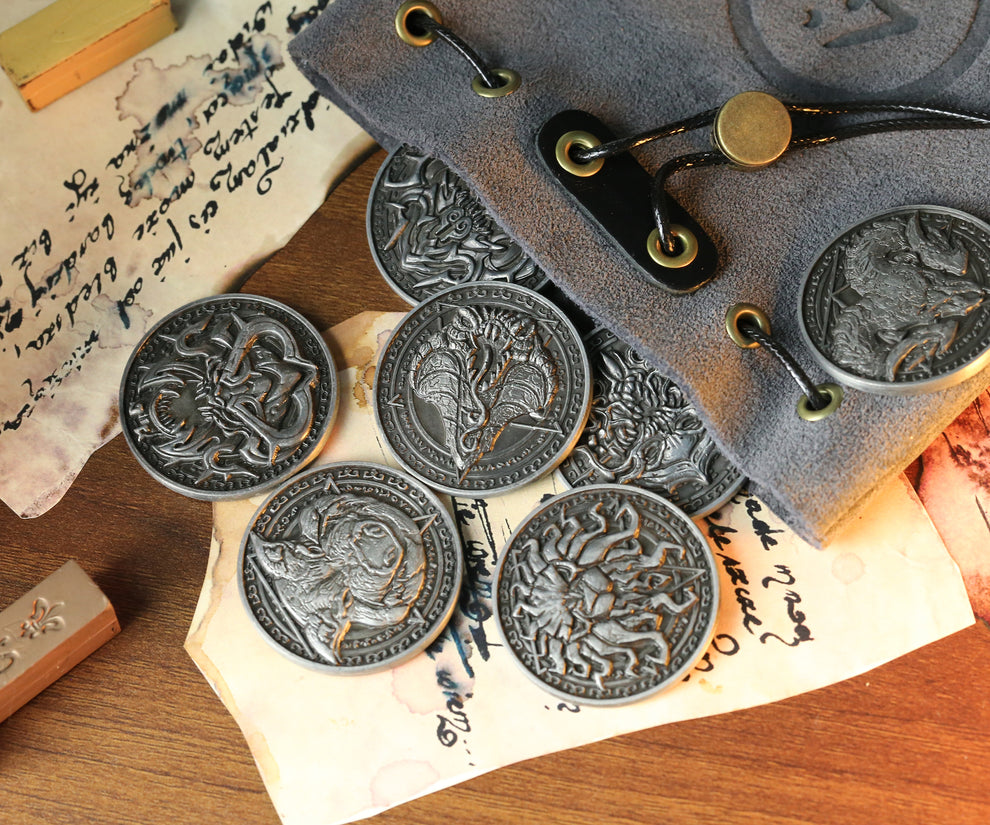 Seven Deadly Sins Collectible Metal Coins – Vermilion Collection