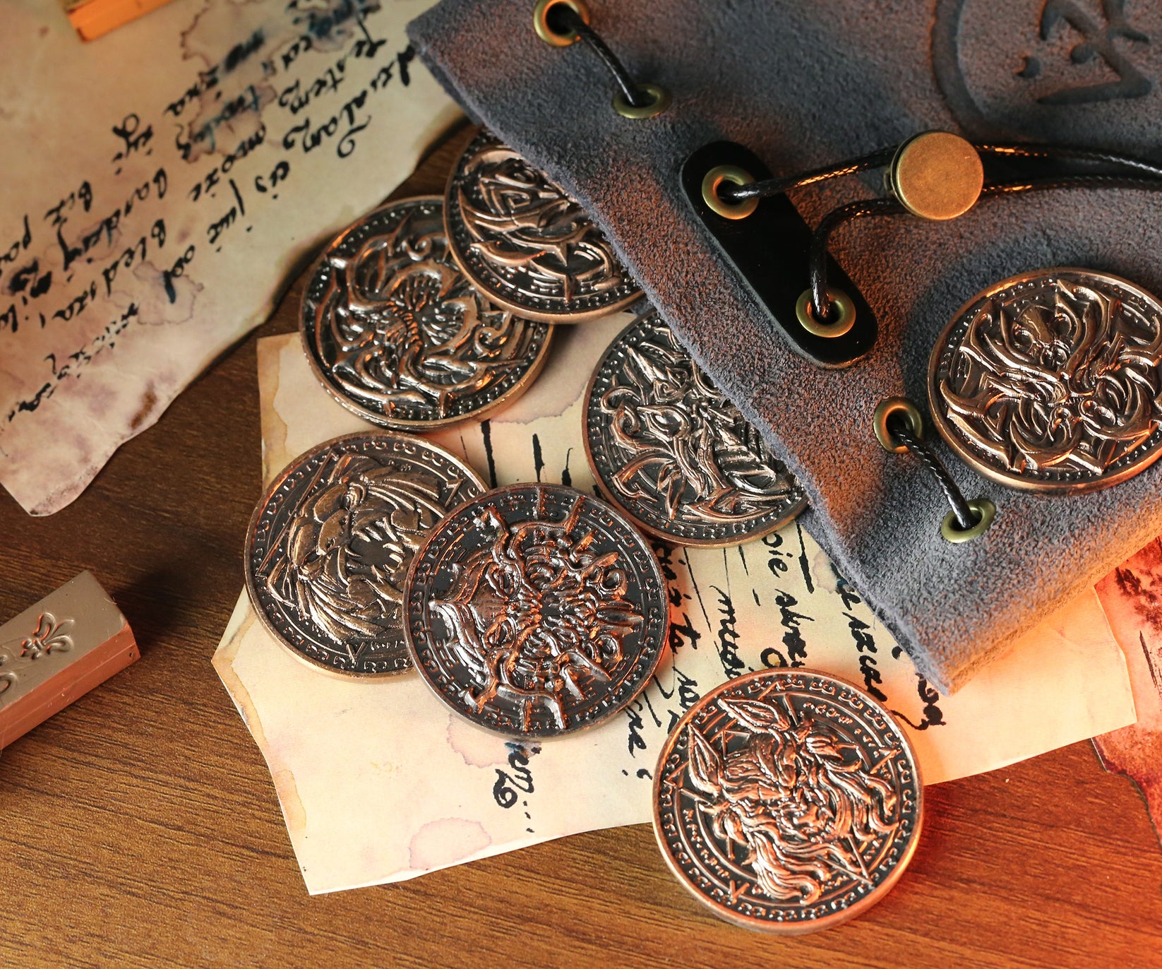 Seven Deadly Sins Collectible Metal Coins – Vermilion Collection