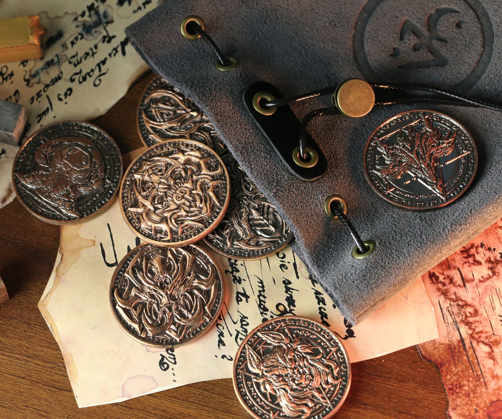 Seven Deadly Sins Collectible Metal Coins – Vermilion Collection