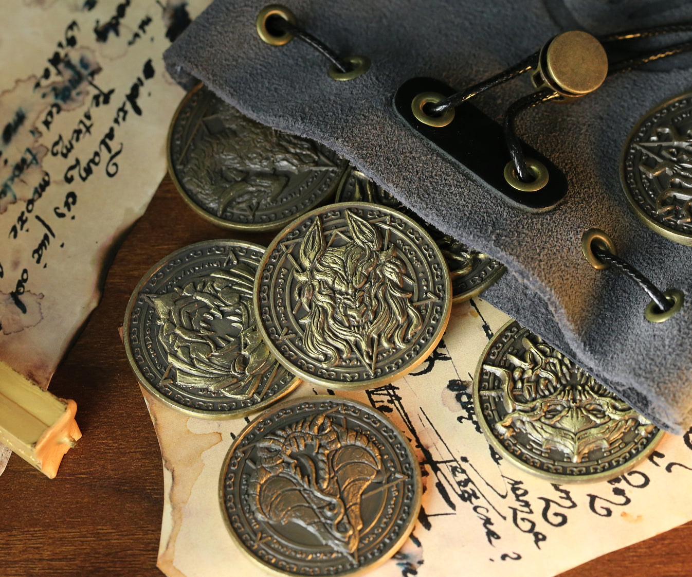 Seven Deadly Sins Collectible Metal Coins – Vermilion Collection