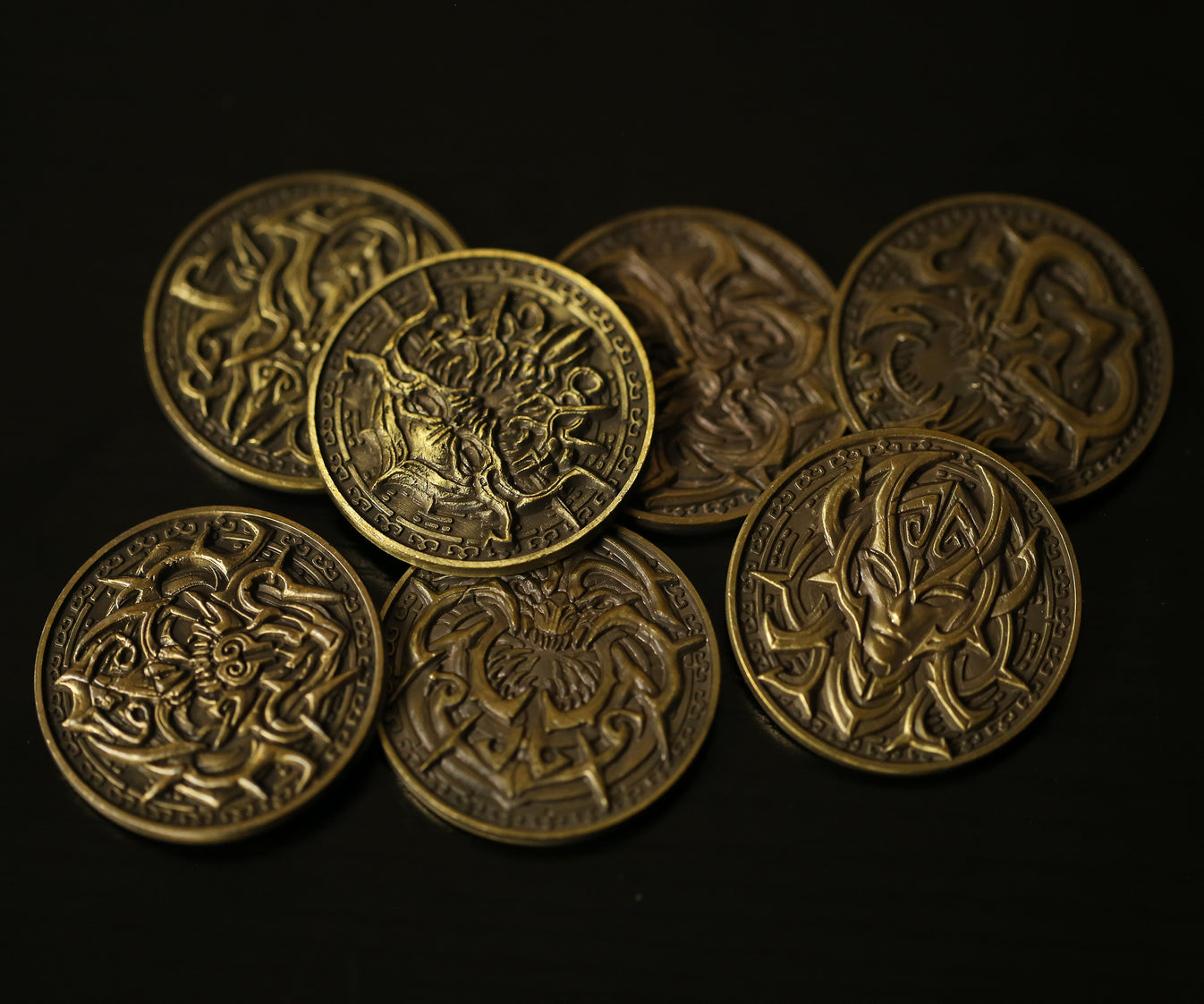 Seven Deadly Sins Collectible Metal Coins – Vermilion Collection