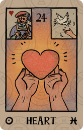 24. Heart – Vermilion Collection