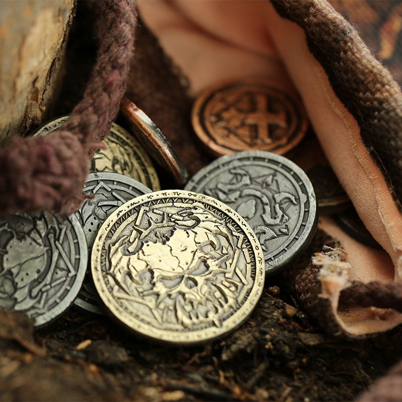 Primordial Zeal Collectible Metal Coins – Vermilion Collection