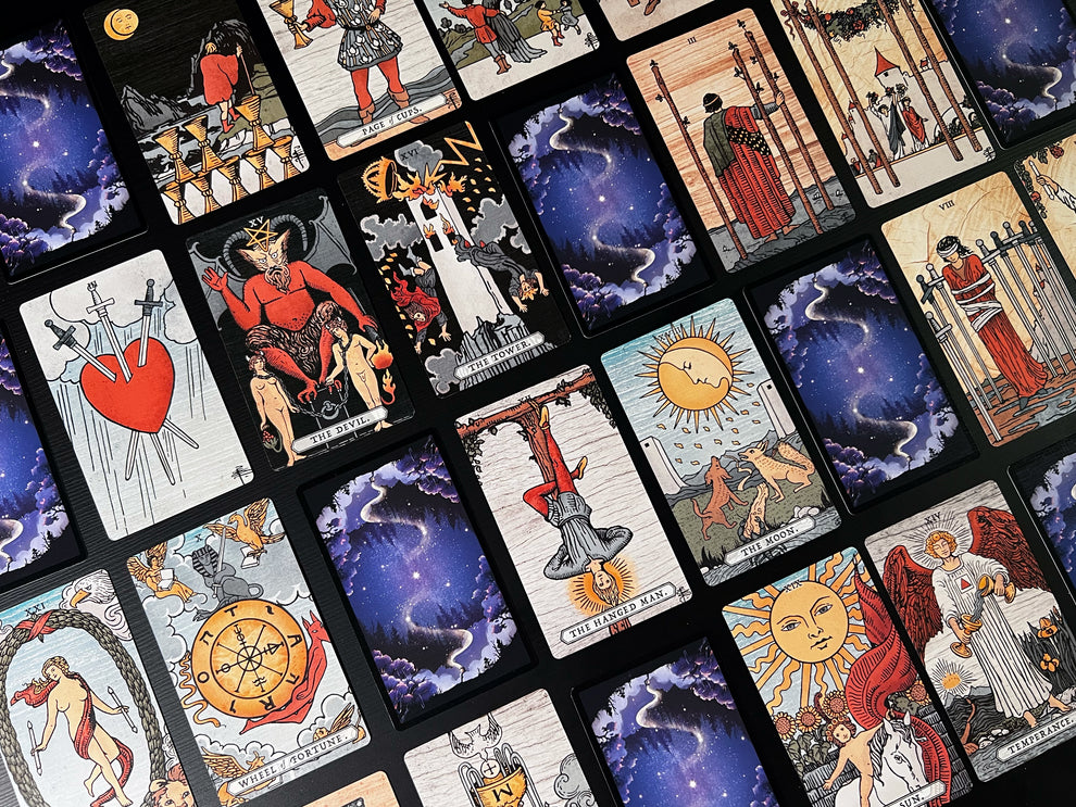 Rings of Fortune Tarot – Vermilion Collection