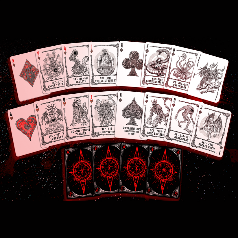 SCP Foundation Playing Cards – Vermilion Collection